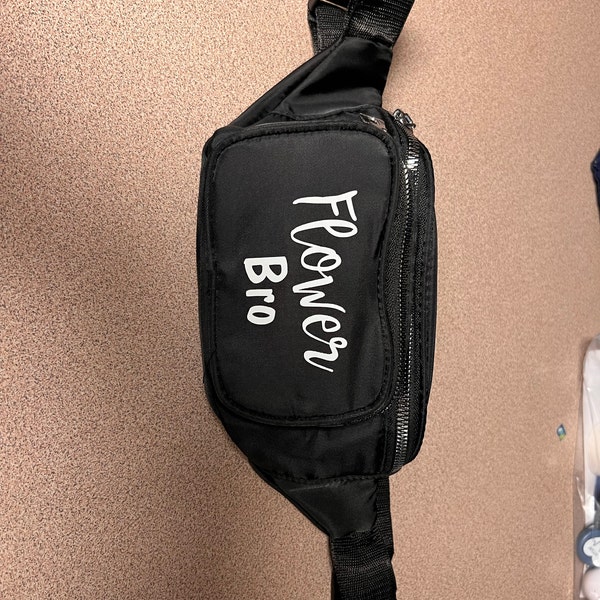 Flower Man Fanny Pack, Flower Dude Custom Fanny Packs, Flower Guy Waist ...
