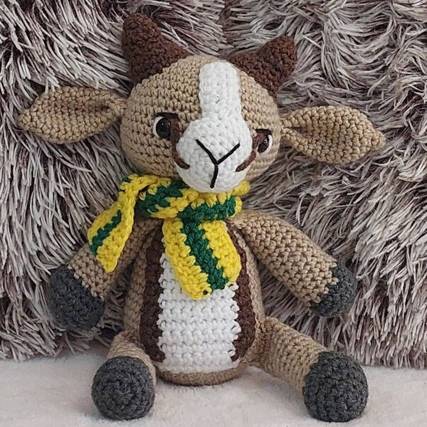 Crochet Gazelle Pattern, Amigurumi Springbok, Low Sew Gazelle Pattern ...