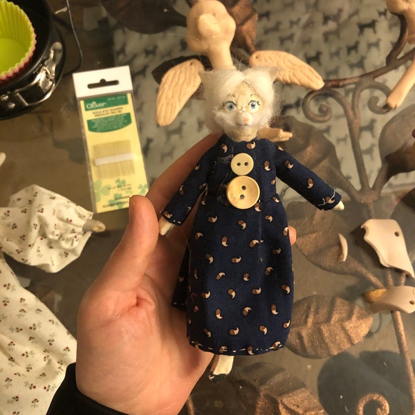 Tiny Woman Doll Sewing Pattern : Mini Rag Doll Pattern A4 PDF - Etsy Canada