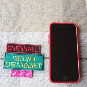 SET Red Dwarf Rimmer Costume Patches Fully Embroidered Sci-fi Cosplay ...