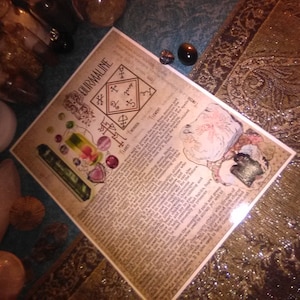 Book of Shadows, Printable Pages of Crystals and Minerals, Witchcraft, BOS Sheets, Magic Potion ...