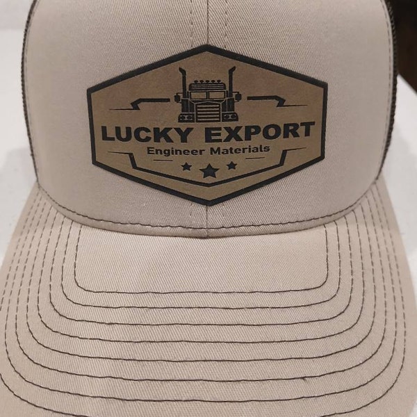 Custom Excavator Patch Hat, Construction Company Hats, Personalized ...