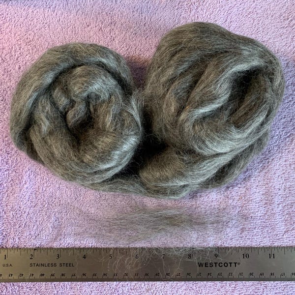 Zwartbles Roving, Black Wool Top, Great for Spinning or Felting ...