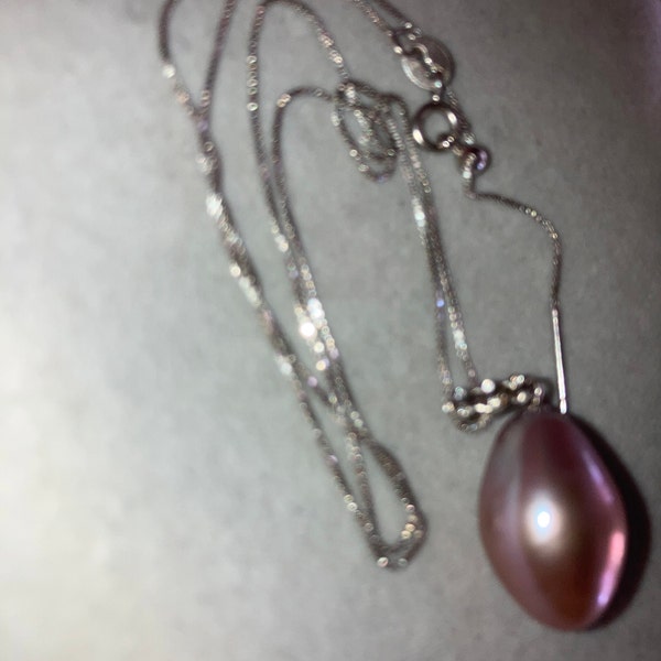 Large Pink Purple Fireball Pearls Flameball Natural Metallic Baroque ...