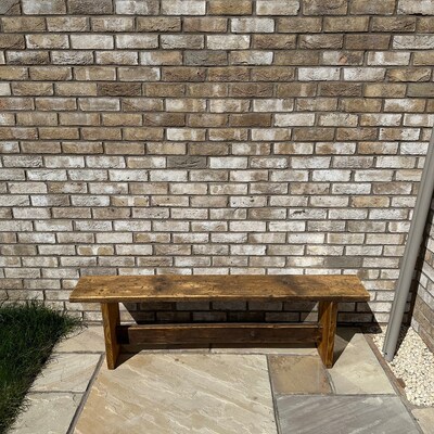 Rustic Bench Seat - Etsy UK