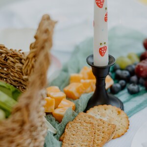 Hanpainted Set of 4 Coquette Candles - Etsy