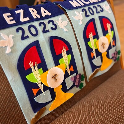 UNASSEMBLED Personalized Confirmation Banner Kit, Confirmation Banner ...