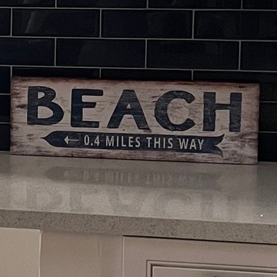 Personalized Beach House Signs, Beach Coastal Decor, Large & Small ...