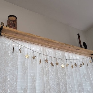Shelf Bracket With Double Curtain Rod Holder, SOLD INDIVIDUALLY, Shelf ...