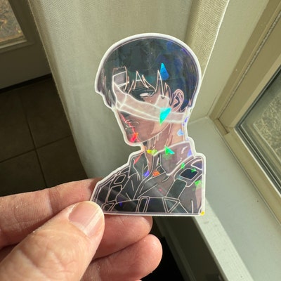 Levi Ackerman Attack on Titan Sticker Available in Gloss or Holographic ...
