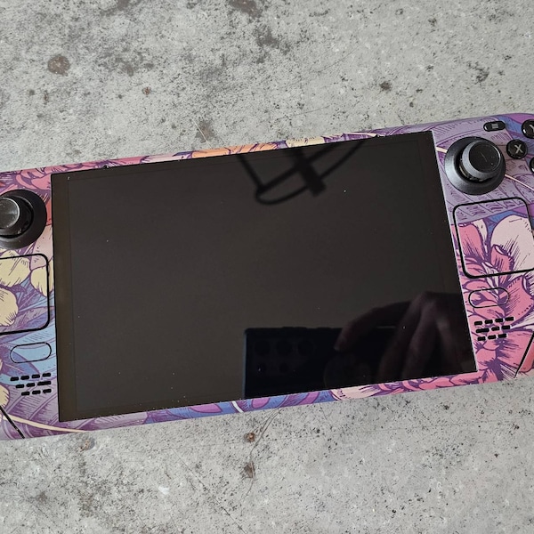 Cute Strawberry Steam Deck Skin, Pastel Pink Aesthetic Flowers Floral ...