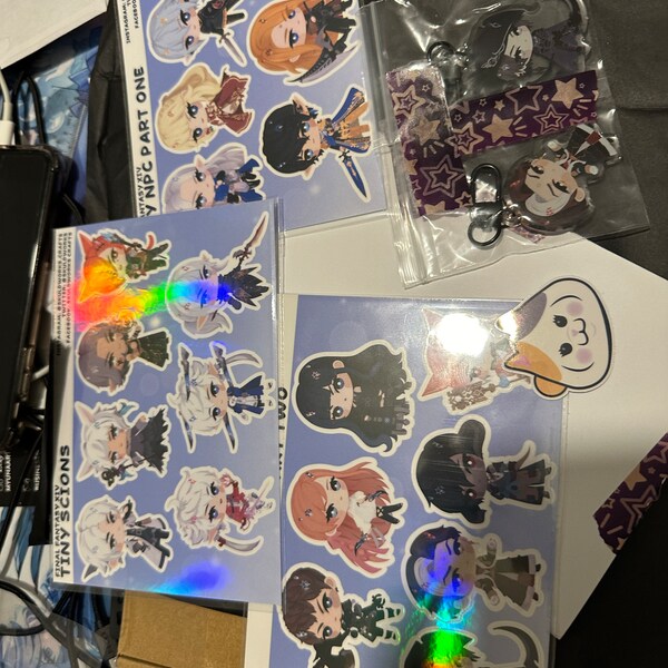 Final Fantasy XIV - 'tiny Scions' Holographic Sticker Sheet - Thancred ...