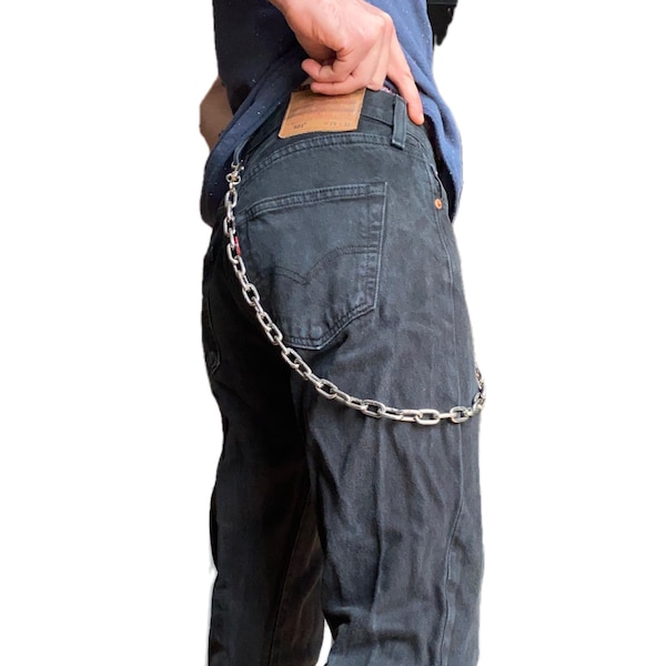 Thick Wallet Chain, Bulky, Chunky, Heavy Belt Chain, 90's Trouser Chain ...