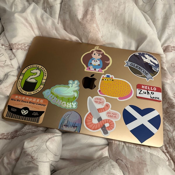 ATLA Vinyl Sticker Pack 3.5x Jasmine-dragon, Quenchy & Spirit Library ...