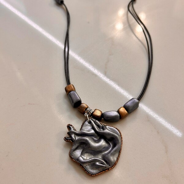 Statement Metal Colourful Style Pendant Necklace/boho Jewelry - Etsy