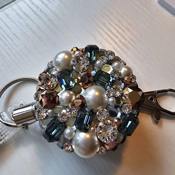 Custom Smokey Quartz Crystal, Amethyst & Pearl Phone Case, High End ...