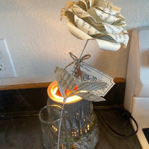 Oh Christmas Tree Book Page Paper Tree Book Art Holiday Decor Book ...