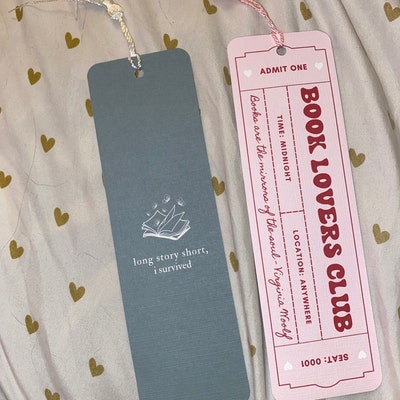 Evermore Themed Bookmarks 2 Designs Inspired by Evermore Album Long ...