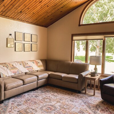 Tula Pink Line Drawing Fabric Baby Quilt With Bright Colors and Animals ...