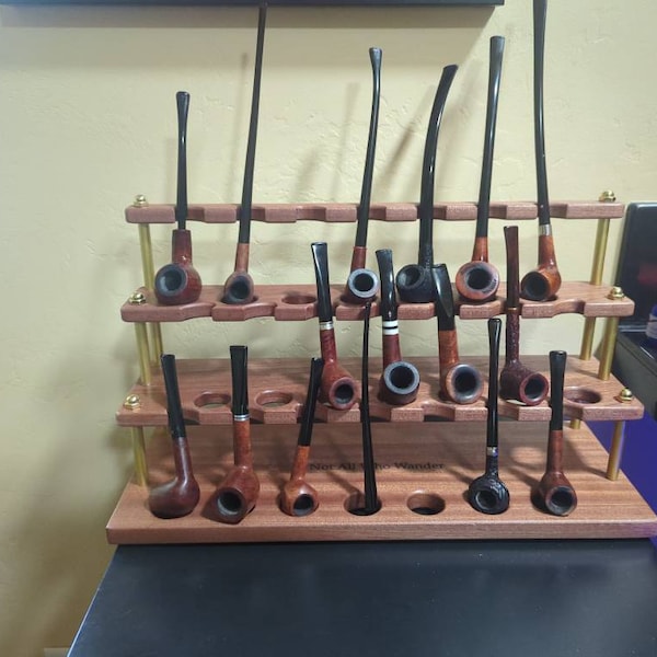 Tobacco Pipes Display Case ,with Lighting Display,storage/display of 10 ...