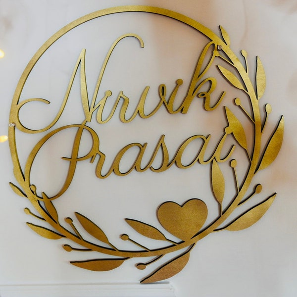 Personalised Wooden Weaning/ Rice Feeding Ceremony Wall Hanging Sign ...