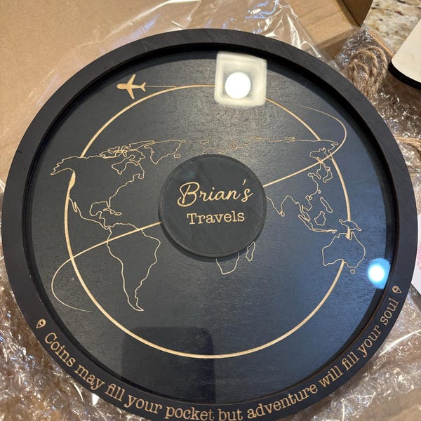 Coin Holder Travel Personalized, Coin Collection Display Foreign ...