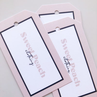Garment Tags Custom, Accessory Tags, Custom Hang Tags, Custom Swing ...
