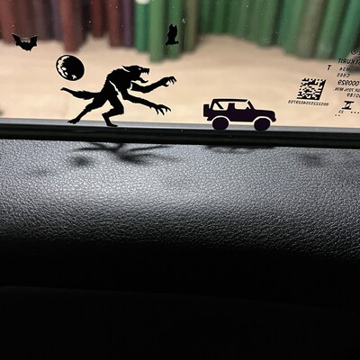 Police Interceptor Vinyl Easter Egg Micro Decal Windshield Chaser ...