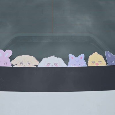 Ateez Aniteez Peeker Car Decals Ateez Stickers Aniteez Decal Ateez Car ...