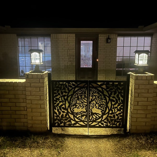 Custom Metal Entry Gate / Artistic & Unique Design / Made-to-order ...