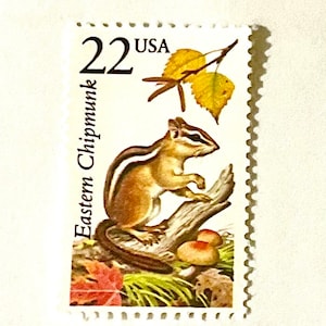 20 Vintage Unused American Trees Mail Stamps / Oak, Birch, Pine ...