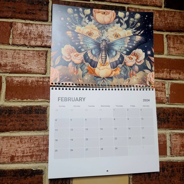 Woodland Calendar, 2025 Nature Calendar, Forestcore Wall Art, Magic ...