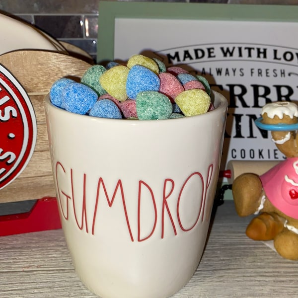 100 Pcs Medium Sugared Gumdrop Sugar Coated Gum Drop Candy Christmas ...