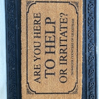 Warning Escape Artist Inside Dog Doormat Funny Welcome Mat - Etsy