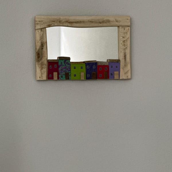 FUNCKLES Set of 2 Driftwood Mirrors Nautical Cottages Grey - Etsy