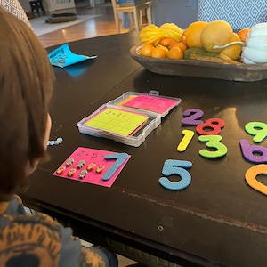 Colored Cube Patterns Task Box Activity Set Montessori Learning Toy for ...