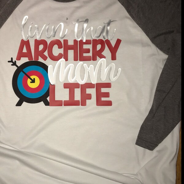 Archery SVG, Archery Mom SVG, Living That Archery Mom Life SVG, Archery ...