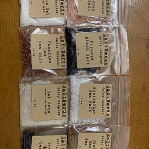 Salty Sampler 4 Pack Saltnerds Collection Gourmet Salt Gift Set Fine ...
