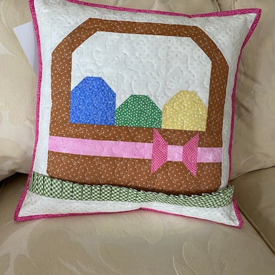 PDF Pattern Easter Basket Quilt Block Pattern, Easter Eggs Quilt Block Pattern, Easter Bunny ...