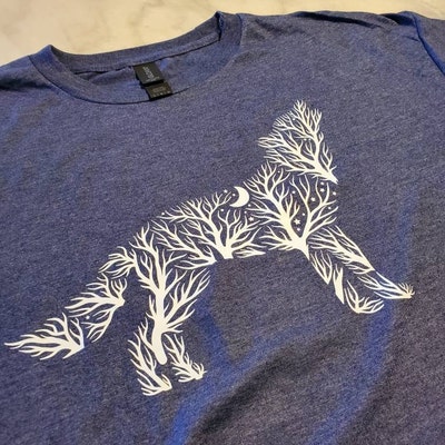 Wolf Shirt, Howling Wolf, Floral Wolf, Wolf Lover Gift, Animal Lover ...