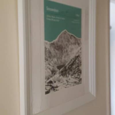 Areas of Outstanding Natural Beauty Map Art Print / Giclee Print / UK ...