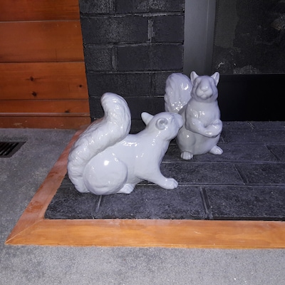 Ceramic Squirrel Standing Art Sculpture Woodland Gift - Etsy