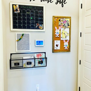 Come Home Safe Sign, Wood Word Sign, Custom Door Sign, Foyer Sign, Home ...