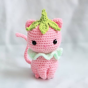 Kitty the Little White Kitten Pattern Crochet Cat Pattern - Etsy