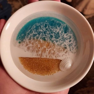 3D Epoxy Resin Beach Coasters With Real Shells, Sand and Starfishgifts ...
