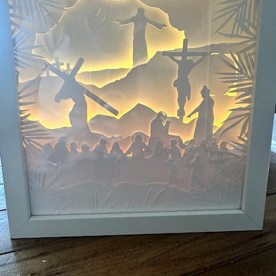 Holy Week, Cut File, 3D Shadow Box, SVG, PNG, Easter Gift, Easter ...