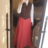 1890s Split Riding Skirt Sewing Pattern | Victorian Cycling Skirt ...