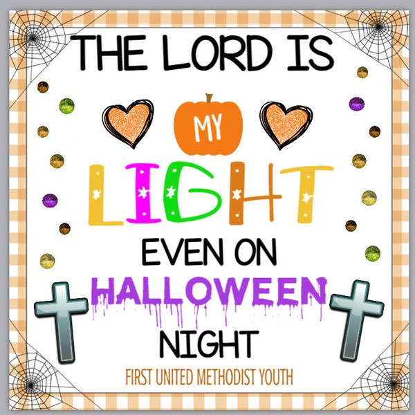 Halloween Gift Tags, Let the Love of Jesus Light up Your Halloween ...