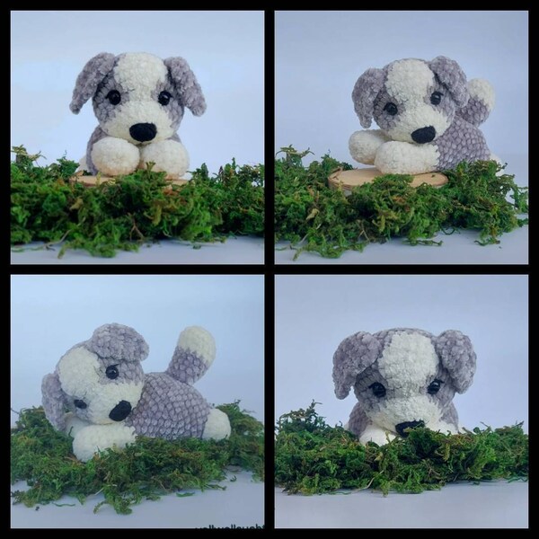 Crochet Dog PATTERN 3 in 1: Aussie Pups Australian Shepherd English PDF ...