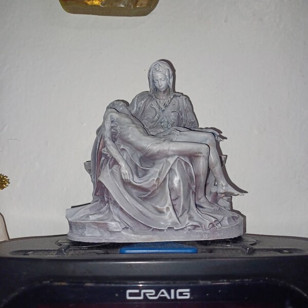 The Pietà of Michelangelo - Hand-painted Resin Replica of Classic ...